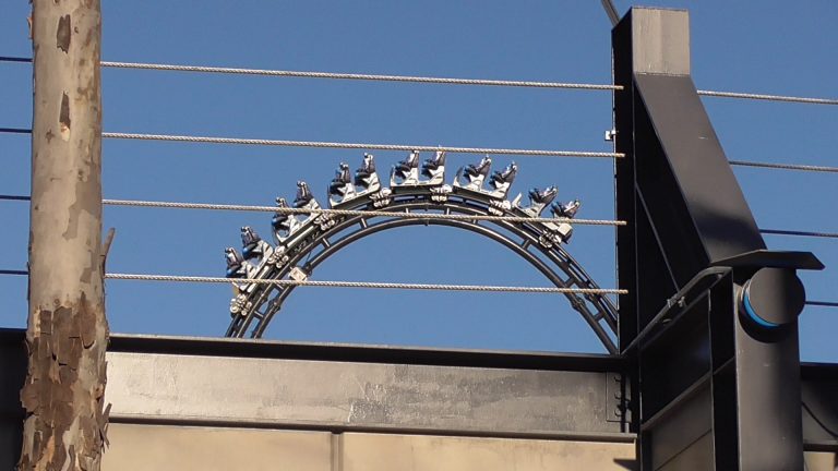 VelociCoaster Construction Update – Daytime Testing, Coaster Train ...