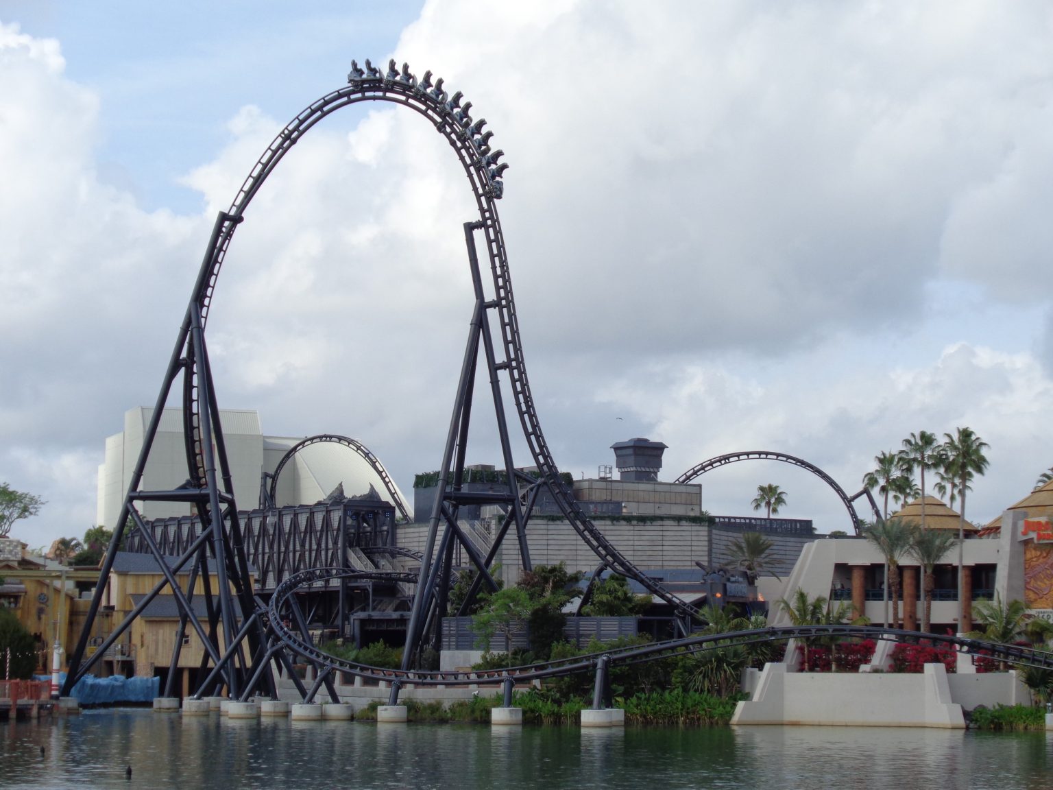 VelociCoaster Construction Update – Ride Entrance, Lockers, Multi-Train ...