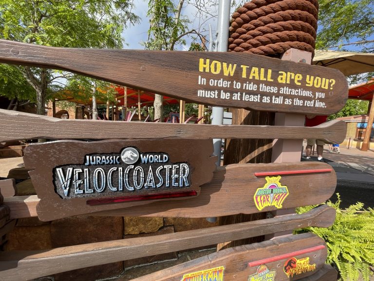 VelociCoaster Construction Update – Ride Entrance, Lockers, Multi-Train ...