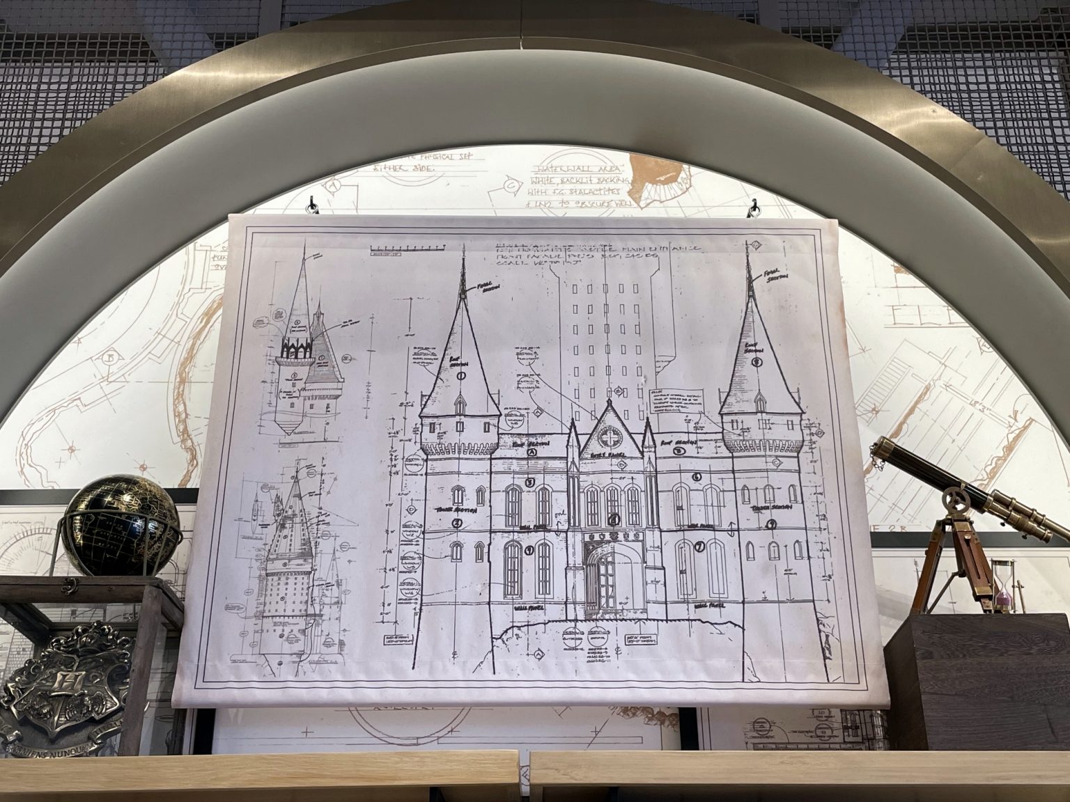 All Theme Park Plans and Blueprints on Display at the New Universal ...