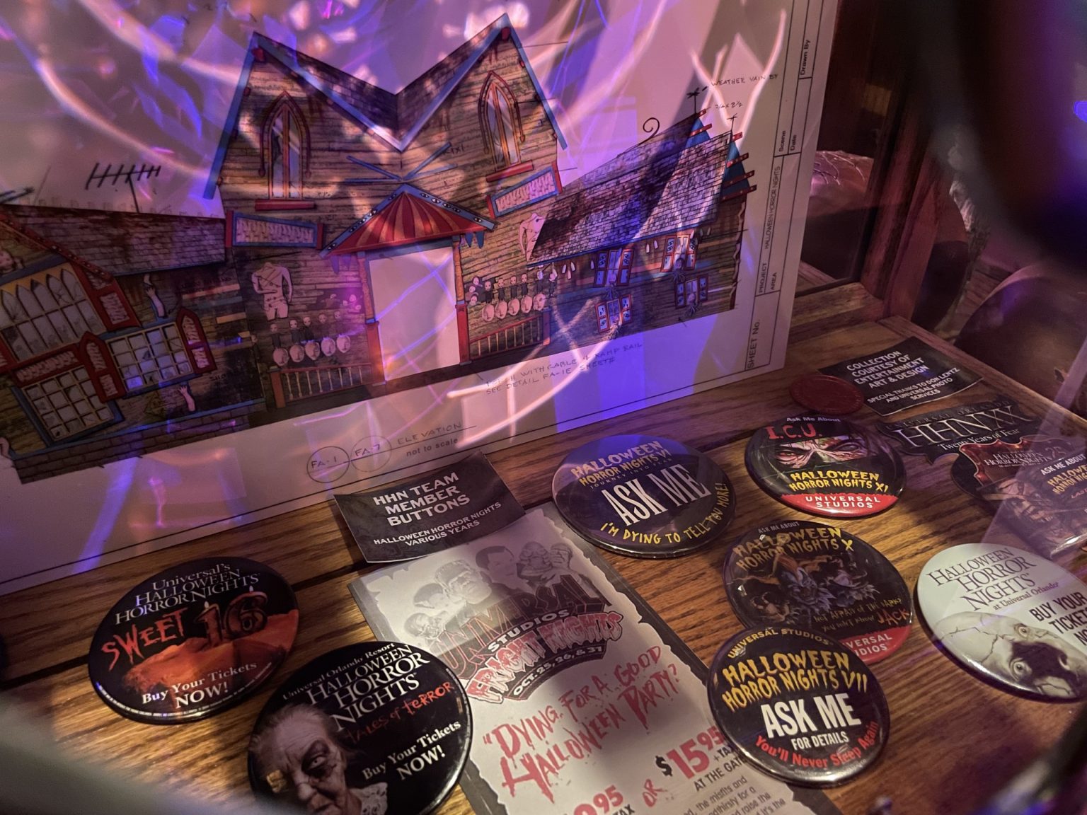 HHN Tribute Store Props and Mementos from Previous Years on Display ...