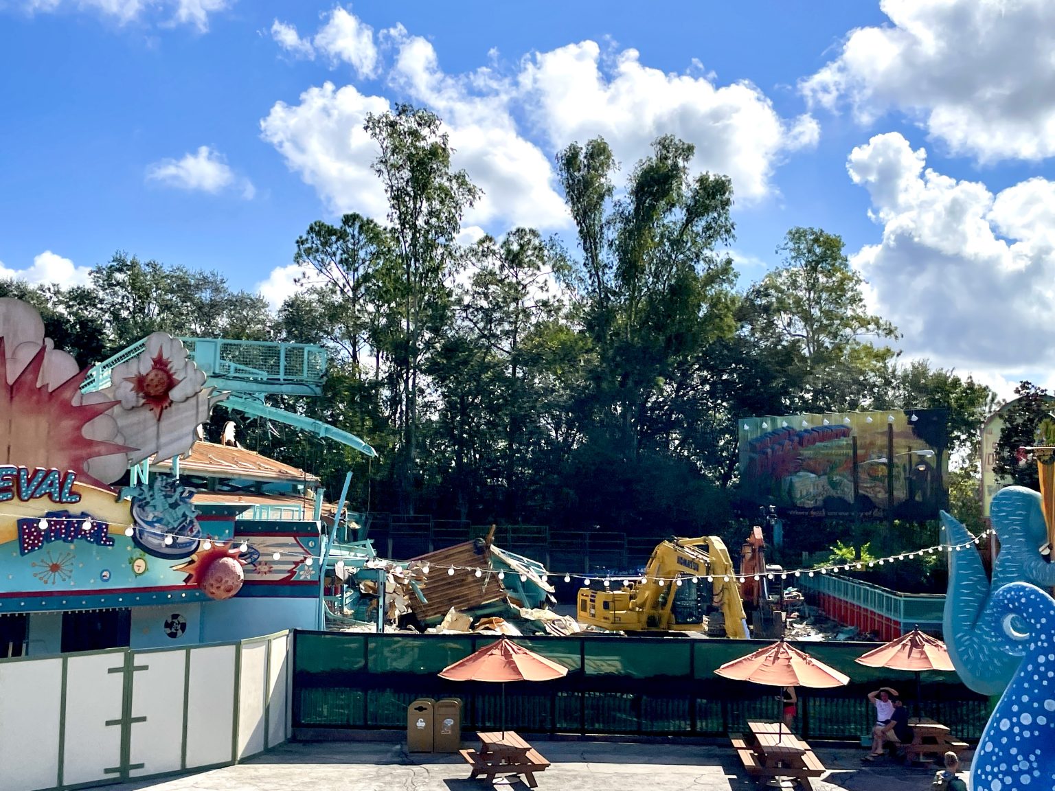 Primeval Whirl Already Half Demolished at Disney’s Animal Kingdom, But ...