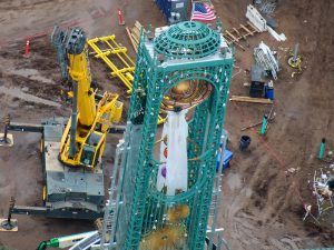 Epic Universe News Update: Chronos Tower Topped Off, Entry Area Permits ...