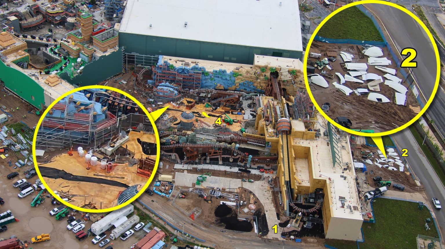 Epic Universe News Update: Chronos Tower Topped Off, Entry Area Permits ...