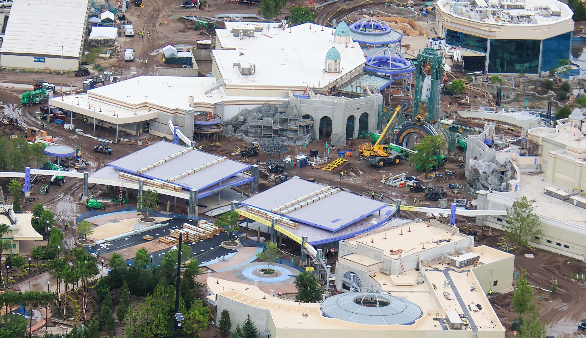 Epic Universe News Update: Chronos Tower Topped Off, Entry Area Permits ...