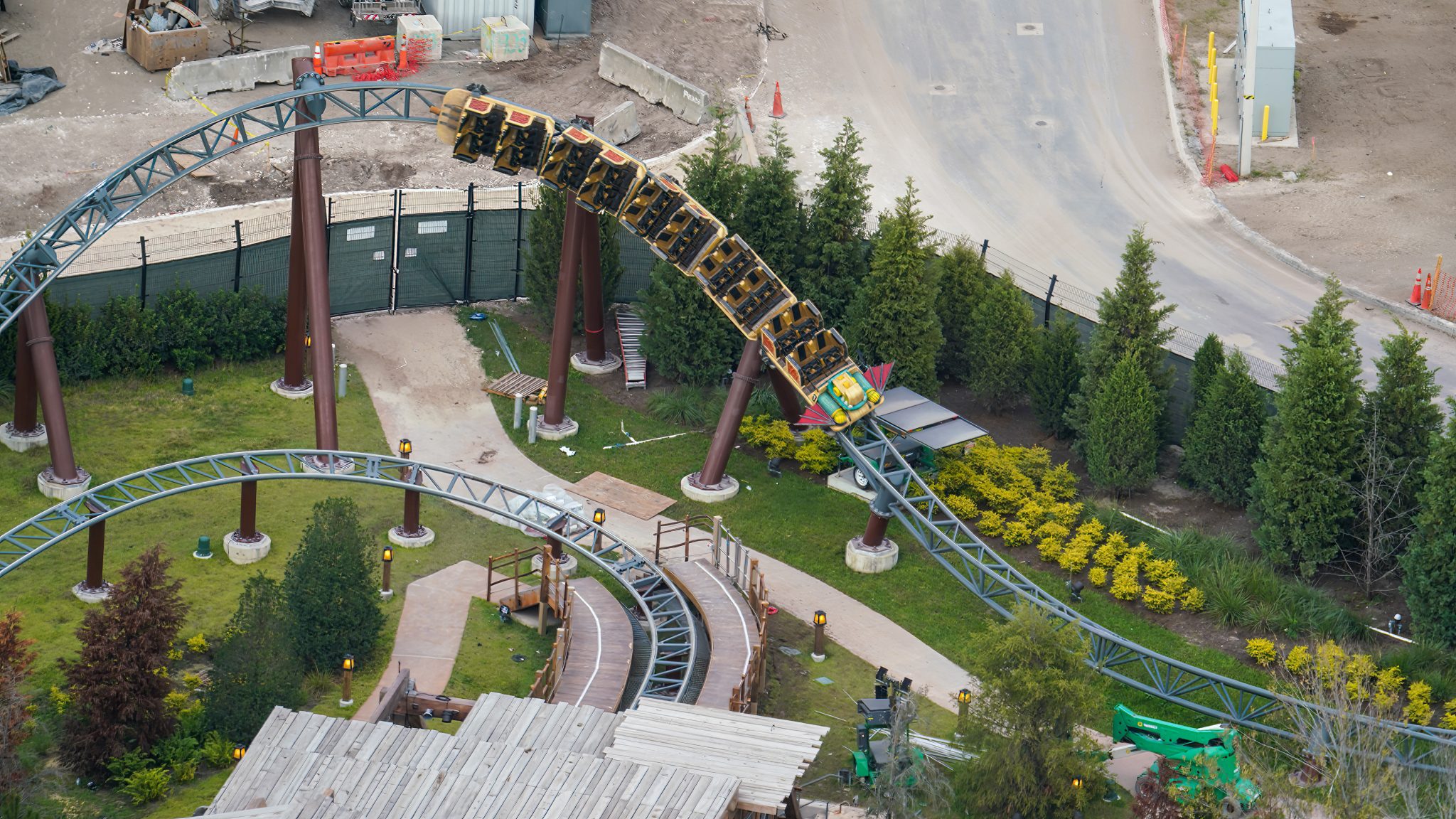 Epic Universe Update: How to Train Your Dragon Coaster Testing ...